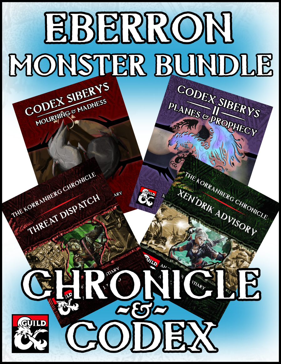Eberron Monster Bundle: Chronicle & Codex [BUNDLE] - Dungeon Masters Guild | DriveThruRPG