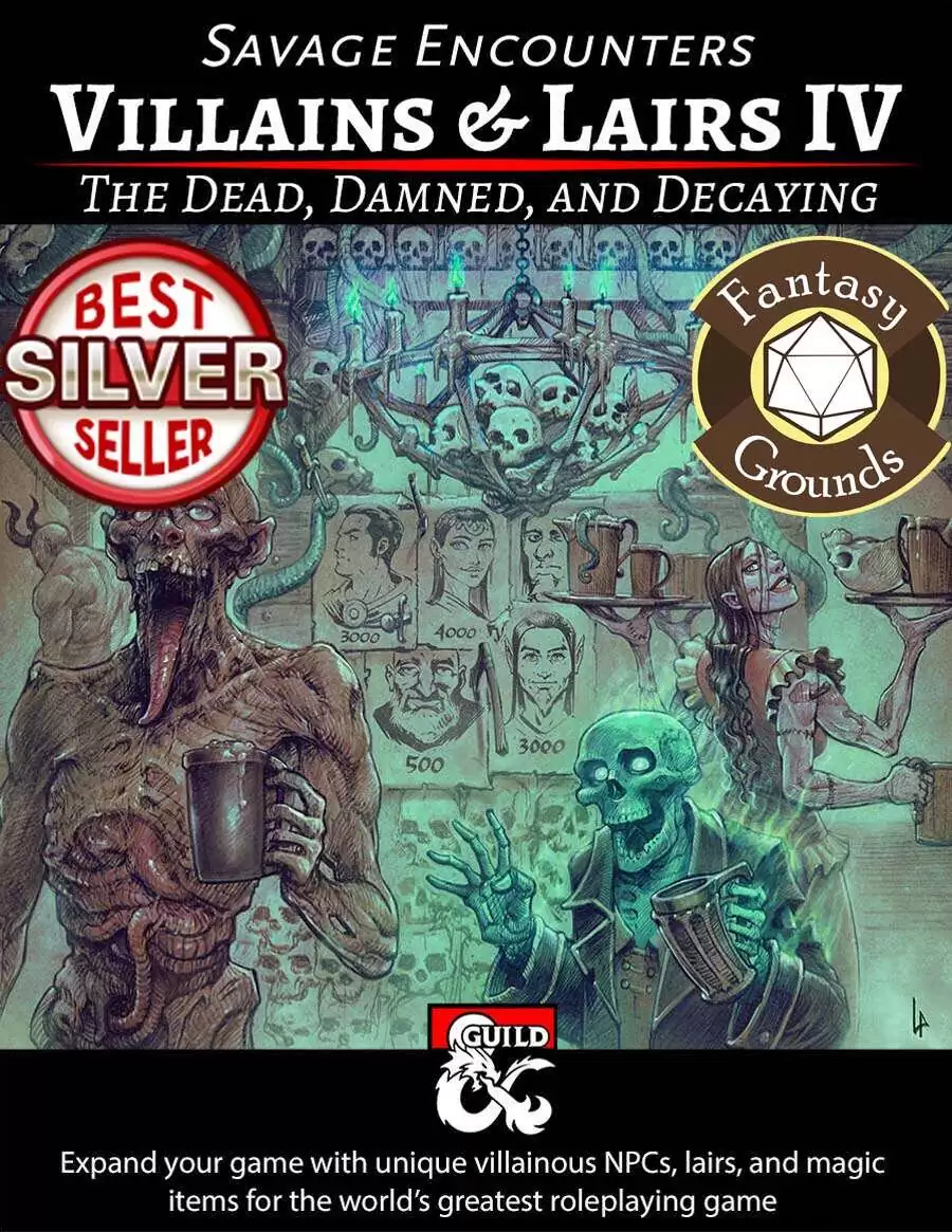 Villains & Lairs IV - the Dead, Damned, & Decaying (Fantasy Grounds ...