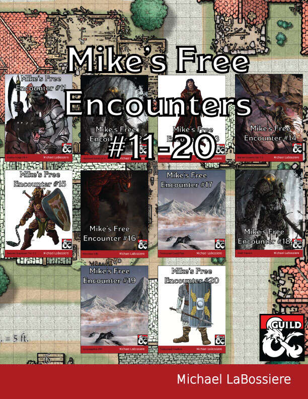 Mike's Free Encounters #11-20 - Dungeon Masters Guild | DriveThruRPG