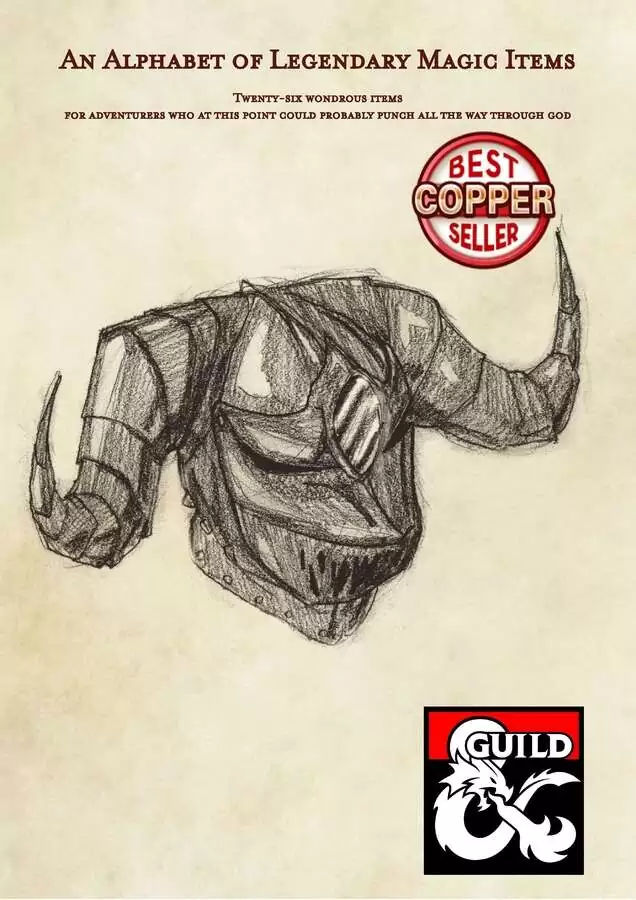 An Alphabet of Legendary Magic Items - Dungeon Masters Guild | DriveThruRPG