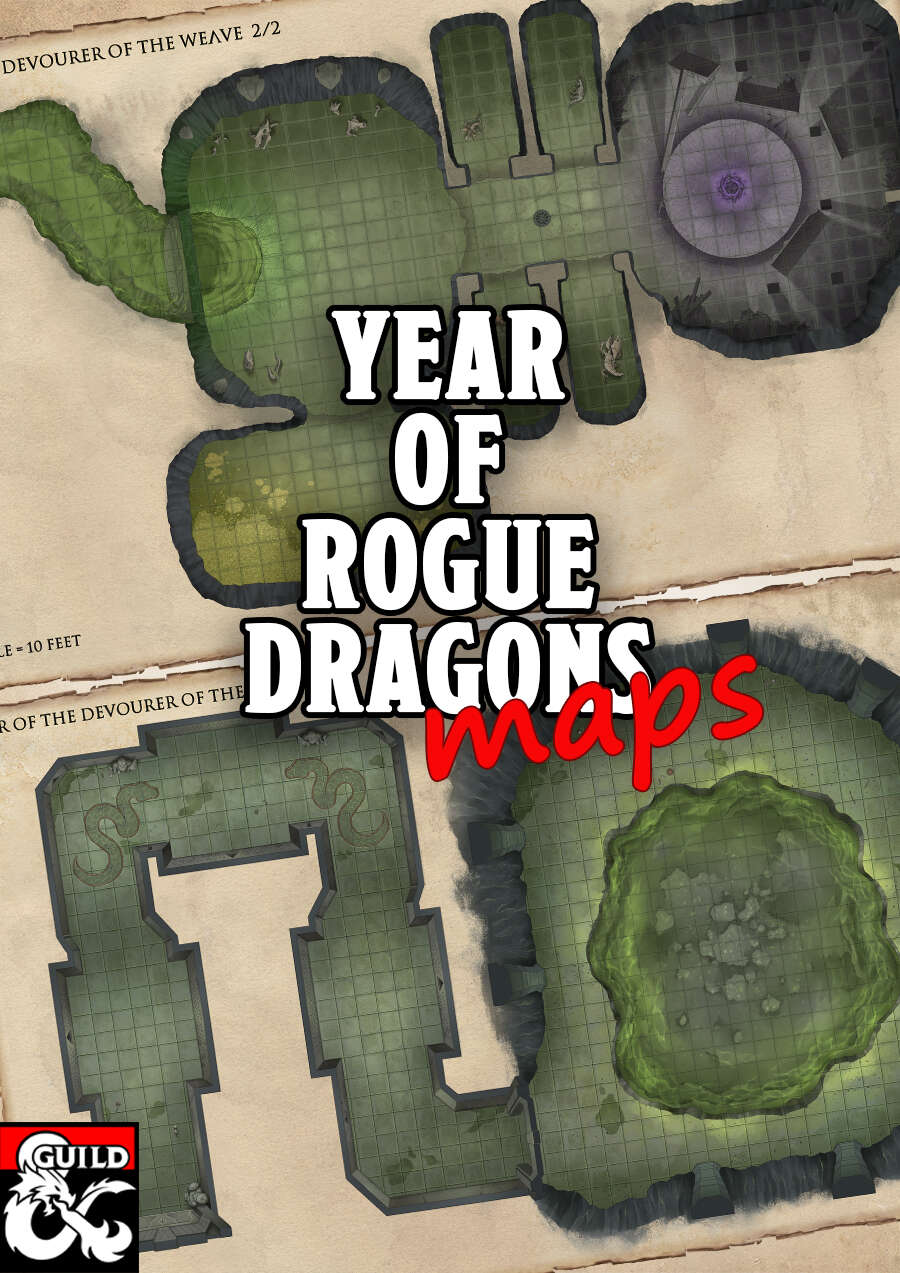 Lair Of The Devourer Of The Weave Map - Dungeon Masters Guild ...