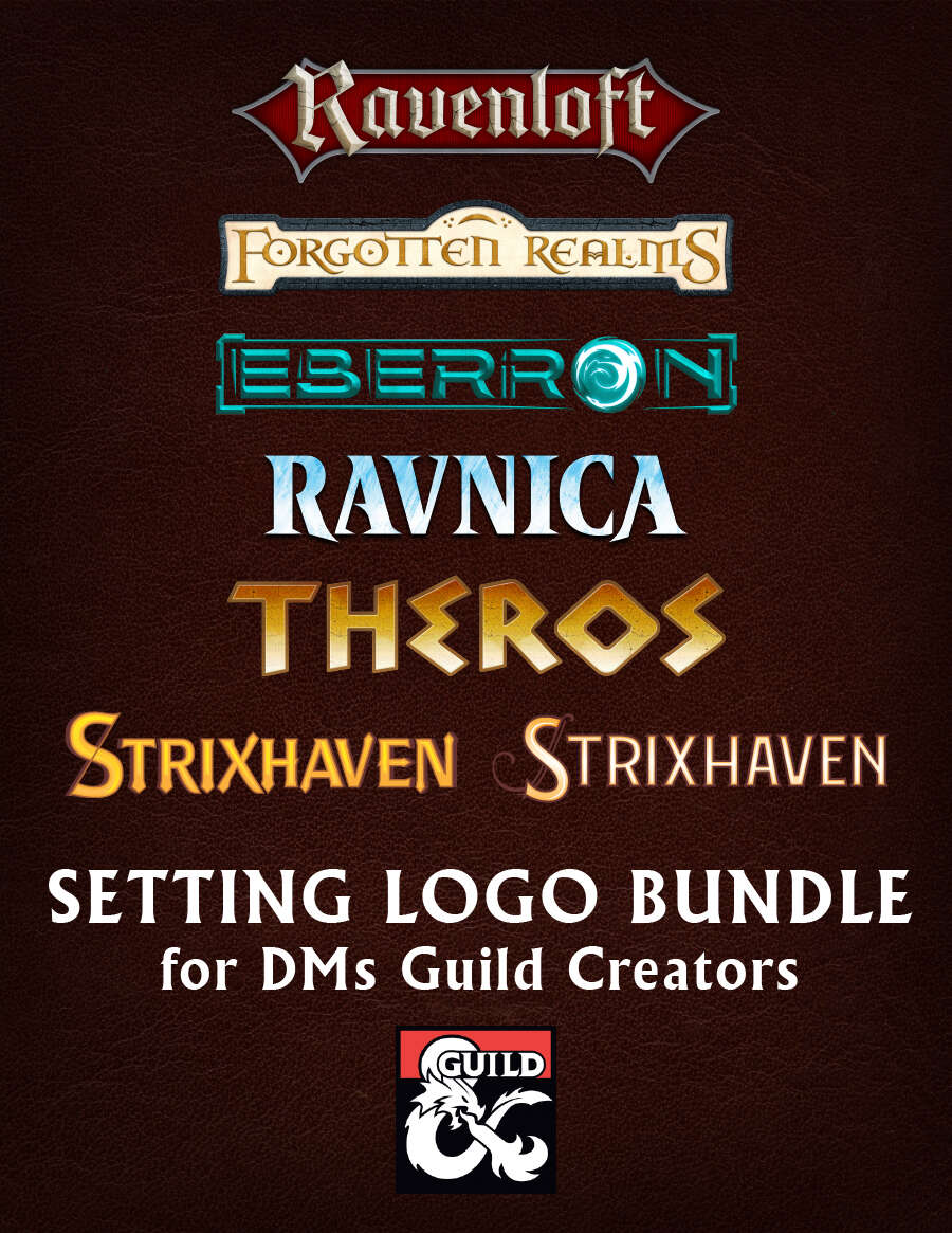 D&D Setting logo pack [BUNDLE] - Dungeon Masters Guild | DriveThruRPG