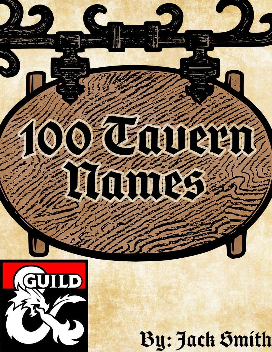 100 Tavern Names - Dungeon Masters Guild | DriveThruRPG