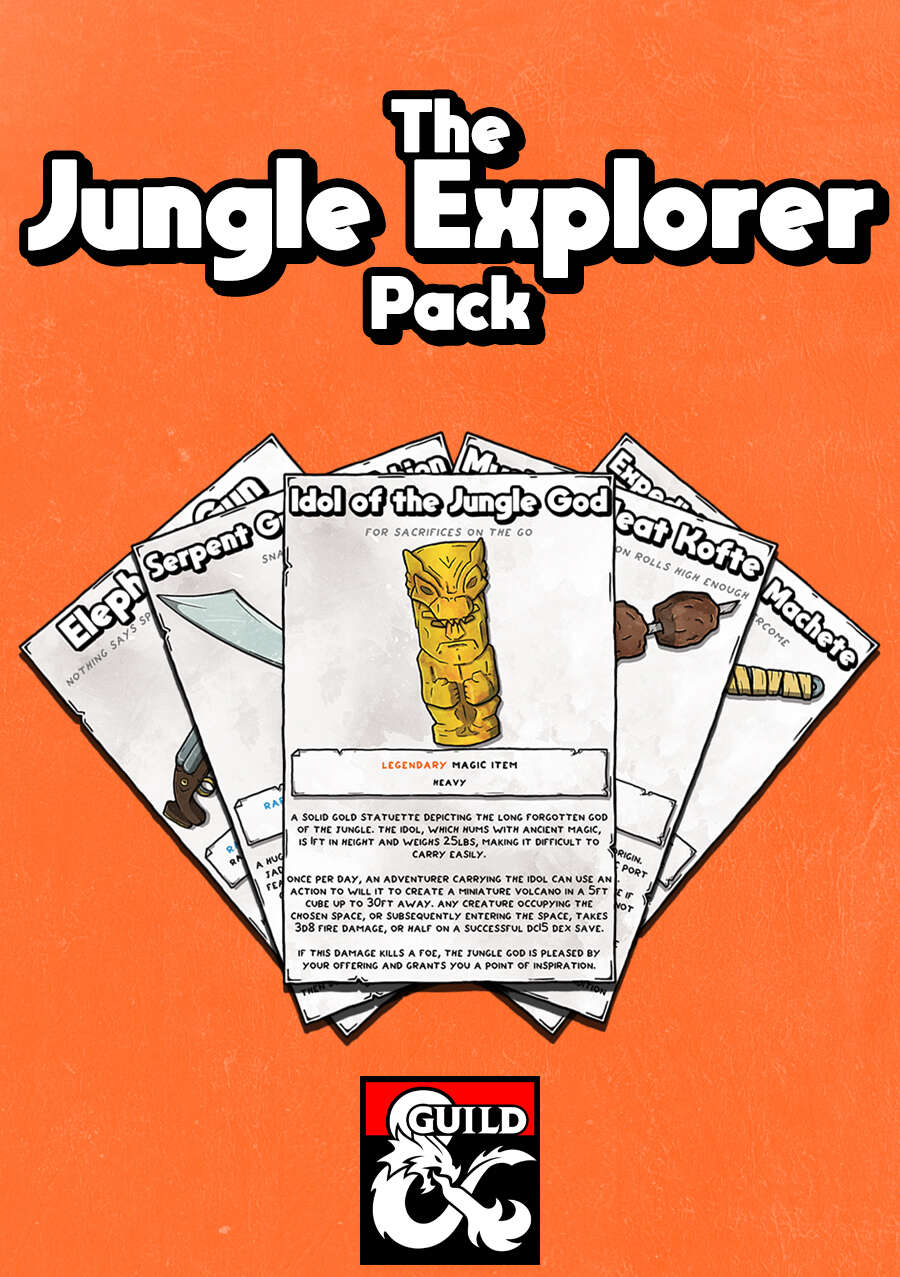 The Jungle Explorer Pack - Dungeon Masters Guild | DriveThruRPG