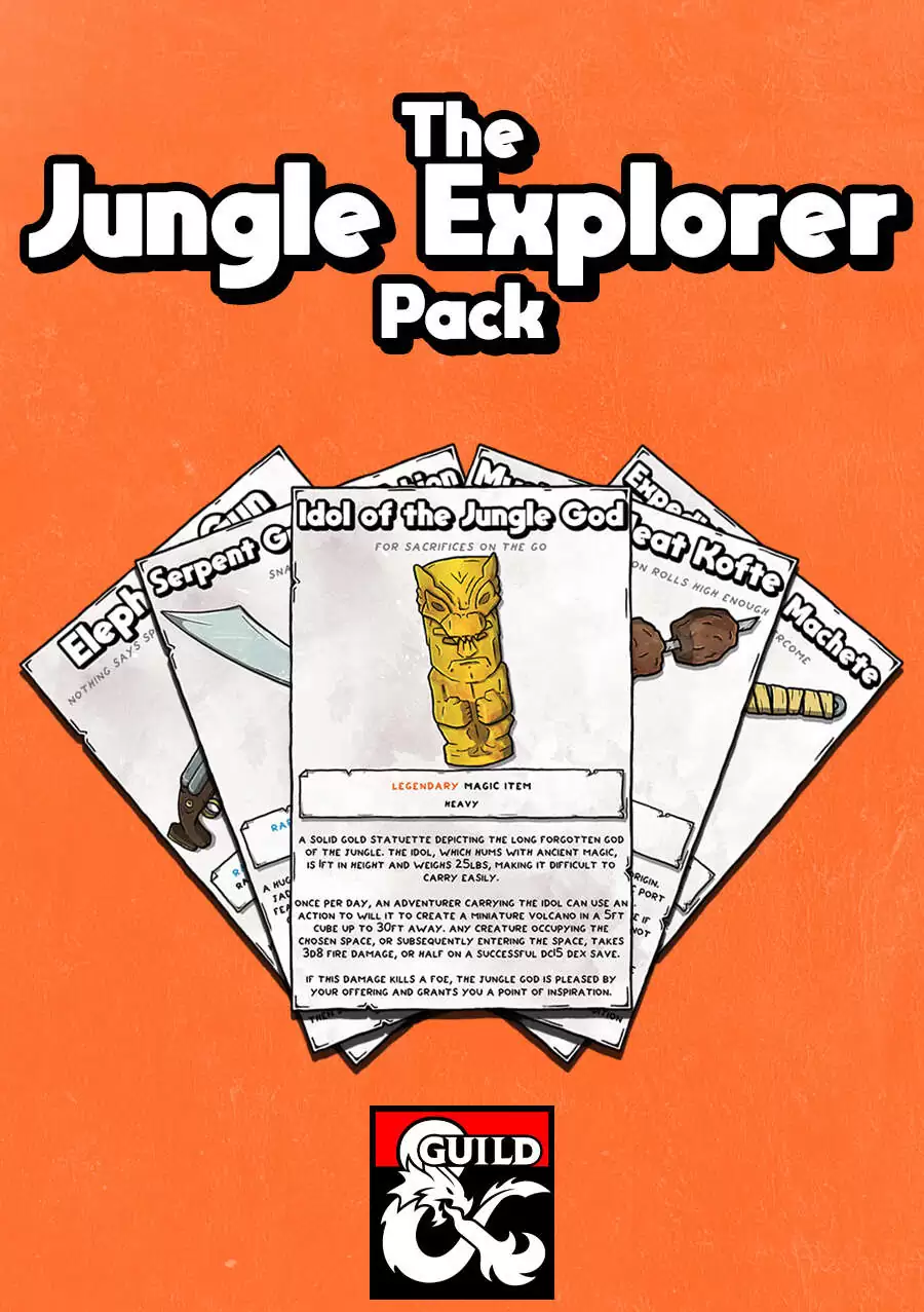 The Jungle Explorer Pack - Dungeon Masters Guild | DriveThruRPG