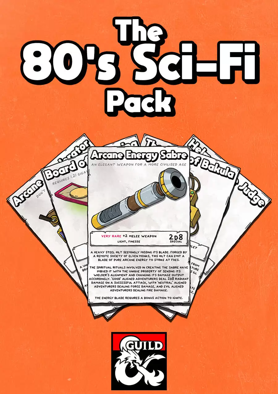 The 80's Sci-Fi Pack - Dungeon Masters Guild | DriveThruRPG