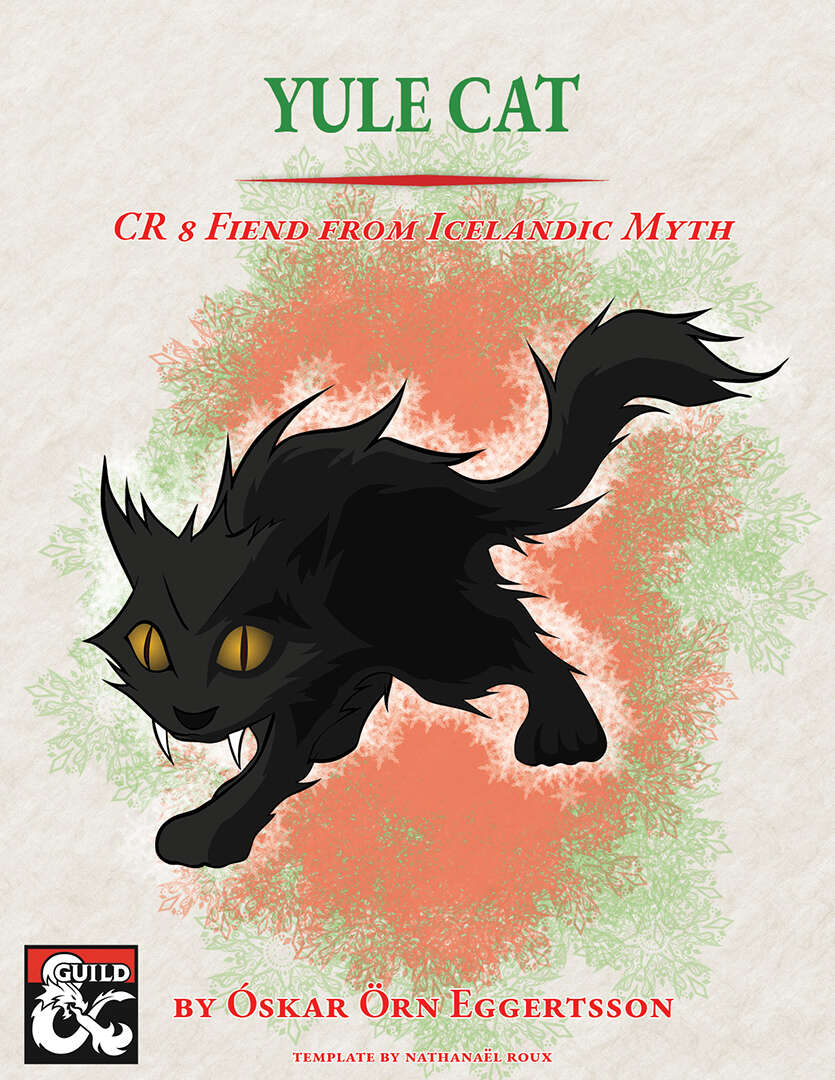 Yule Cat - CR8 - Dungeon Masters Guild | DriveThruRPG