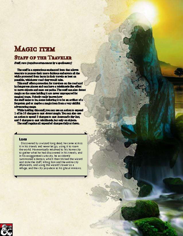 Staff of the Traveler - Dungeon Masters Guild | DriveThruRPG
