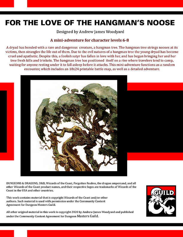 For the Love of the Hangman's Noose - Dungeon Masters Guild | DriveThruRPG