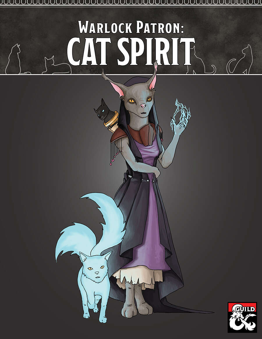 Warlock Patron: Spirit Cat - Dungeon Masters Guild | DriveThruRPG