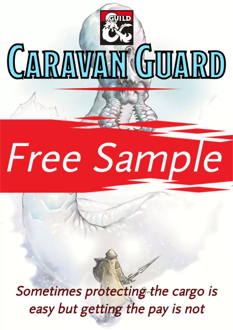 Caravan Guard - Free Sample - Dungeon Masters Guild | DriveThruRPG