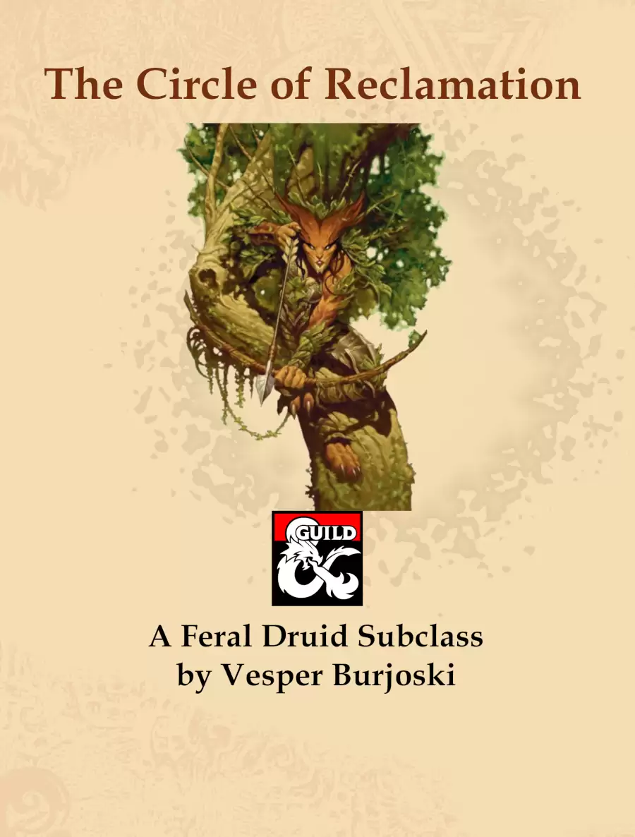 Circle of Reclamation Druid - Dungeon Masters Guild | DriveThruRPG