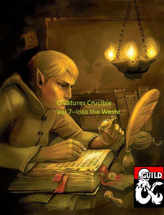 Creatures Crucible Vol 7 Into the Waste - Dungeon Masters Guild ...