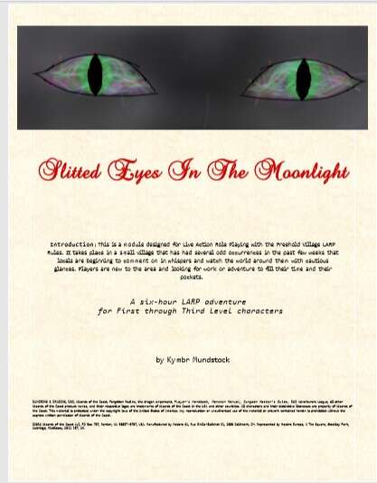 Slitted Eyes in the Moonlight - Dungeon Masters Guild | DriveThruRPG