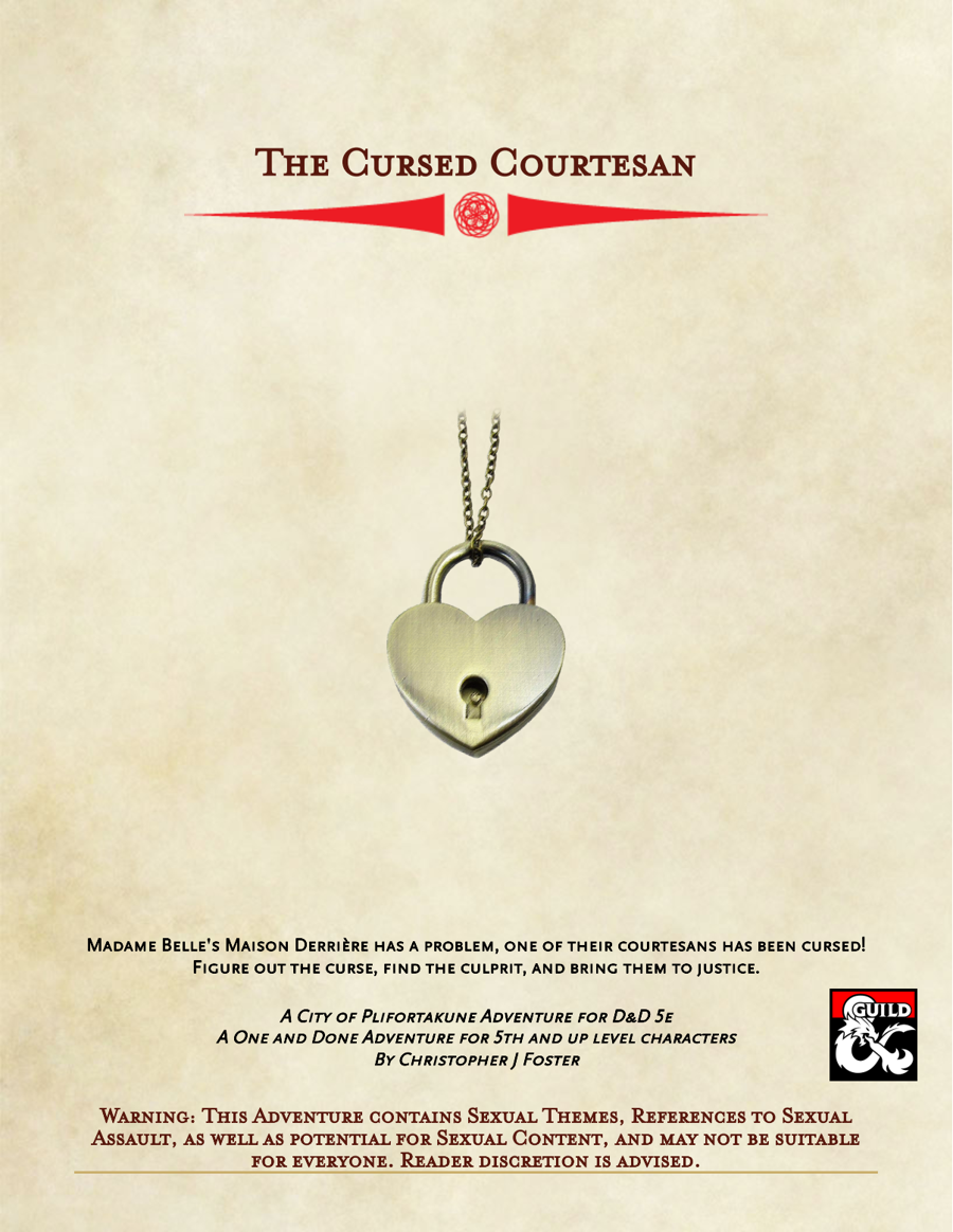The Cursed Courtesan - Dungeon Masters Guild | DriveThruRPG