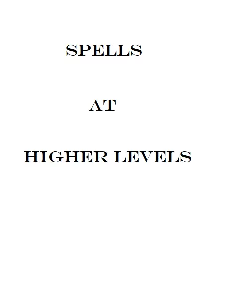 Spells at Higher Levels - Dungeon Masters Guild | DriveThruRPG