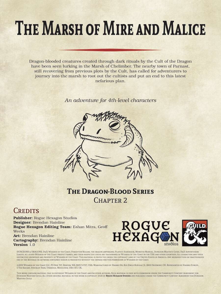 The Marsh of Mire and Malice - Dungeon Masters Guild | DriveThruRPG