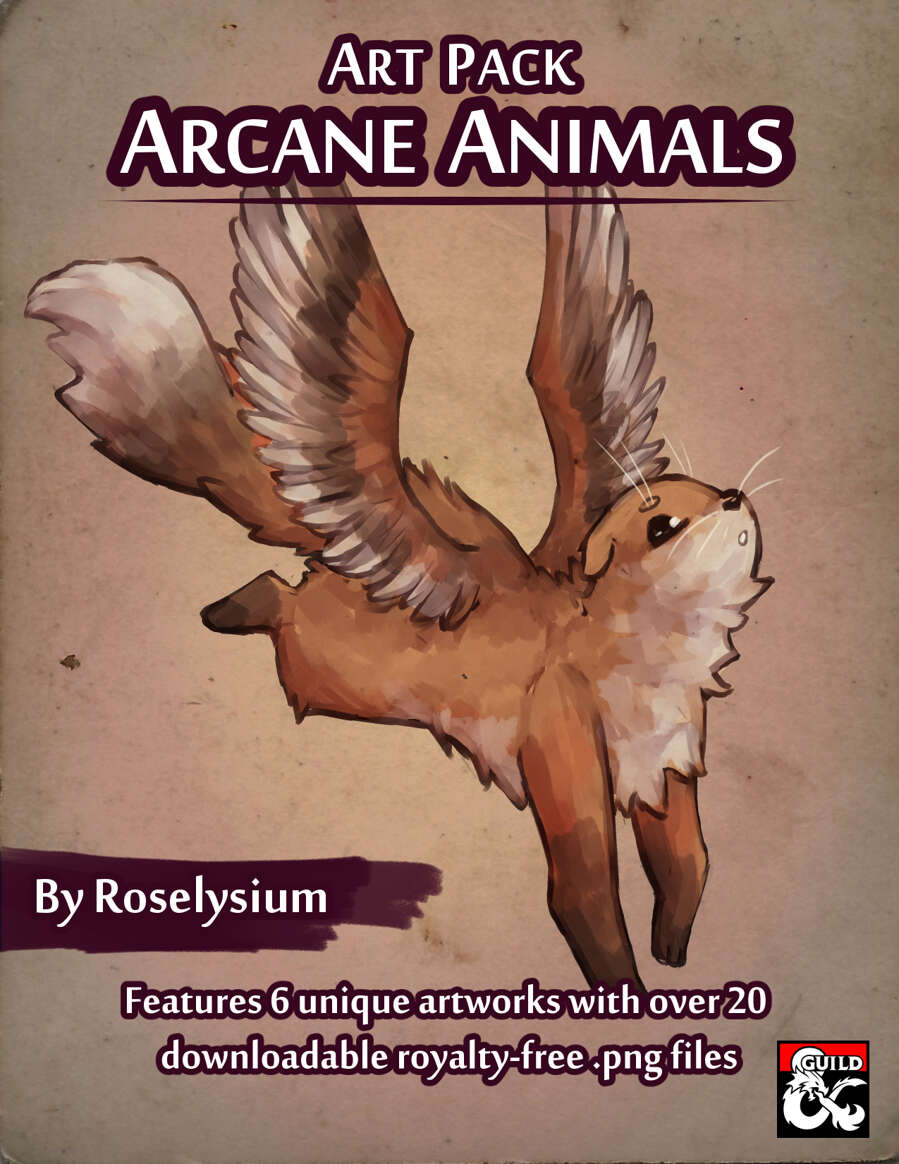 Arcane Animals - Art Pack - Dungeon Masters Guild | DriveThruRPG