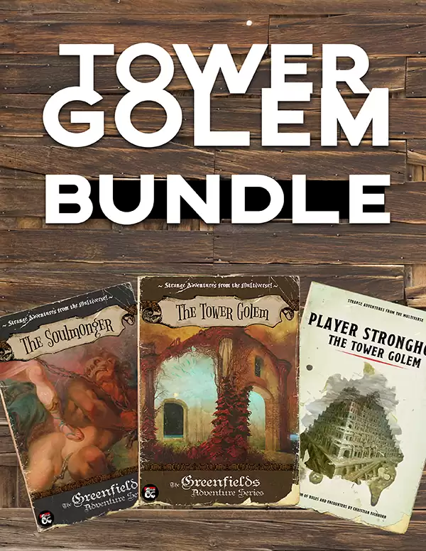 The Tower Golem Saga [BUNDLE] - Dungeon Masters Guild | DriveThruRPG