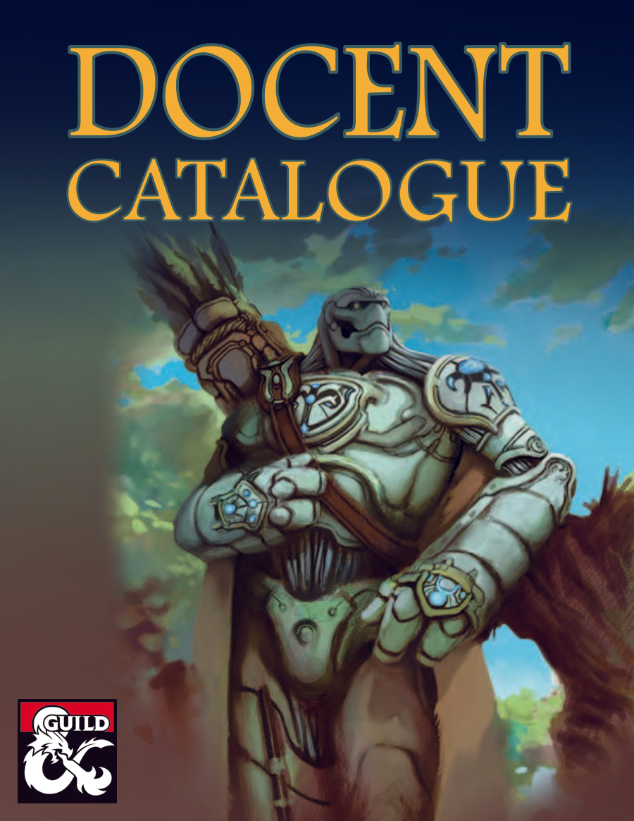 Docent Catalogue (5e) - Dungeon Masters Guild | DriveThruRPG