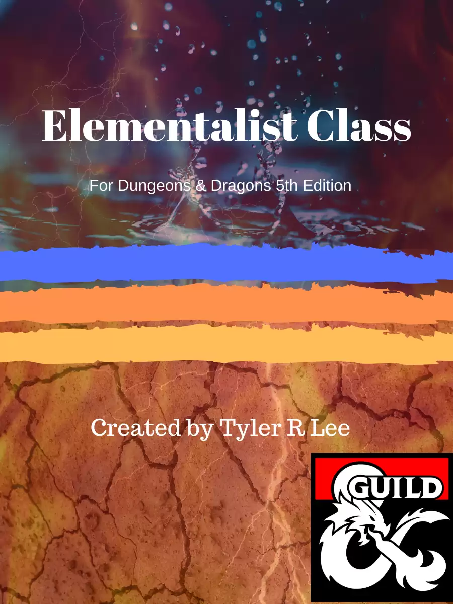 Elementalist: A D&D 5e Class - Dungeon Masters Guild | DriveThruRPG