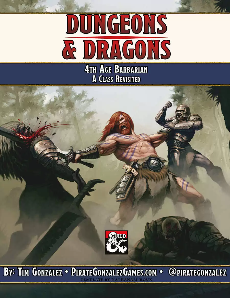 4th Age Barbarian: A Class Revisited - Dungeon Masters Guild | DriveThruRPG