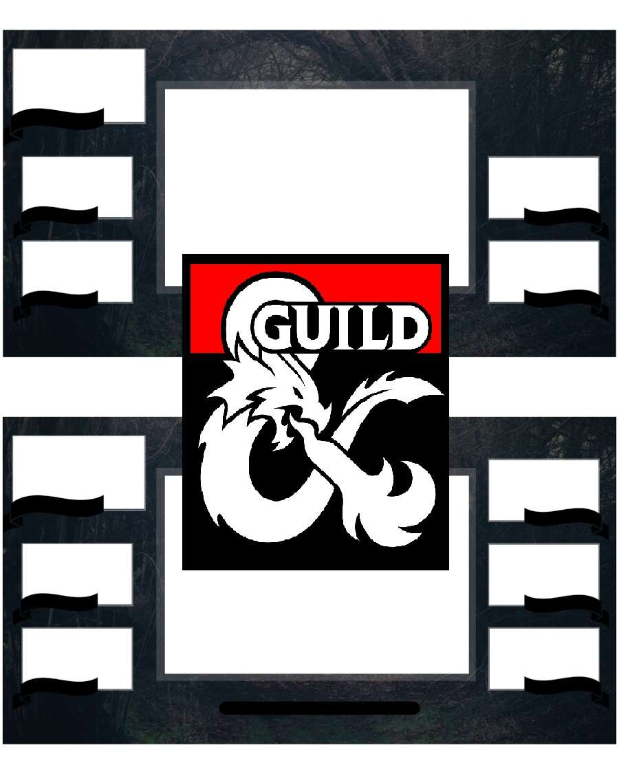 D&D Streaming Overlay - Forest Background - Dungeon Masters Guild ...