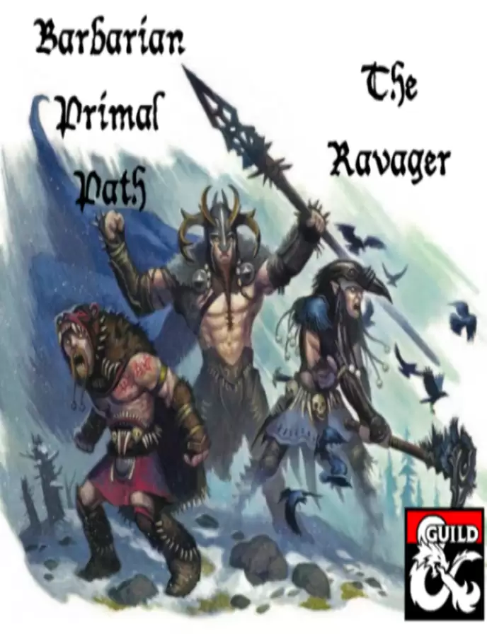 Barbarian: Path of the Ravager - Dungeon Masters Guild | DriveThruRPG
