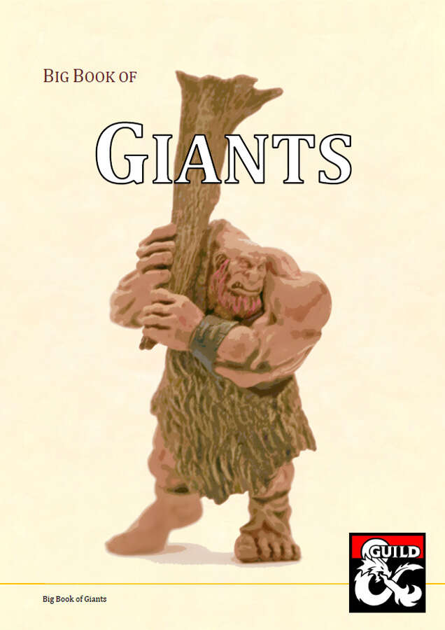 Big Book of Giants - Dungeon Masters Guild | DriveThruRPG