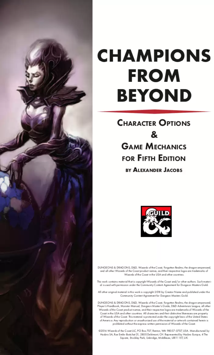 Champions from Beyond - Dungeon Masters Guild | DriveThruRPG