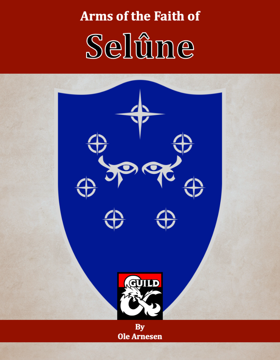 Arms of the Faith of Selûne - Dungeon Masters Guild | DriveThruRPG
