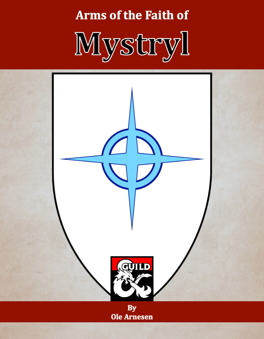 Arms of the Faith of Mystryl - Dungeon Masters Guild | DriveThruRPG