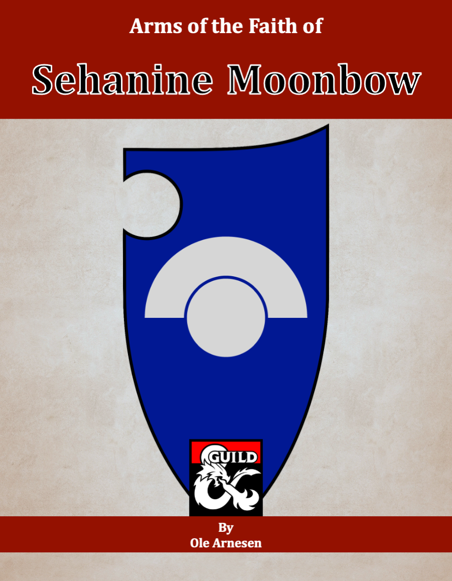 Arms of the Faith of Sehanine Moonbow - Dungeon Masters Guild ...