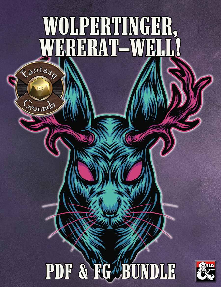 Wolpertinger, Wererat—Well! (PDF & Fantasy Grounds) [BUNDLE] - Dungeon ...