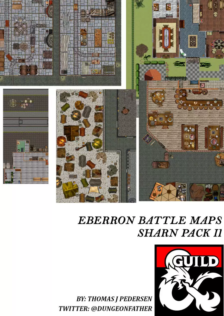 Eberron Battlemaps - Sharn Pack 2 - Dungeon Masters Guild | DriveThruRPG