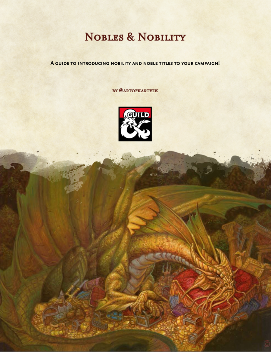 Nobles & Nobility - A guide to introducing Aristocracy in your campaign ...