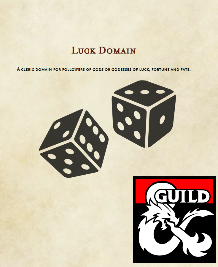 Luck Domain for Clerics - Dungeon Masters Guild | DriveThruRPG
