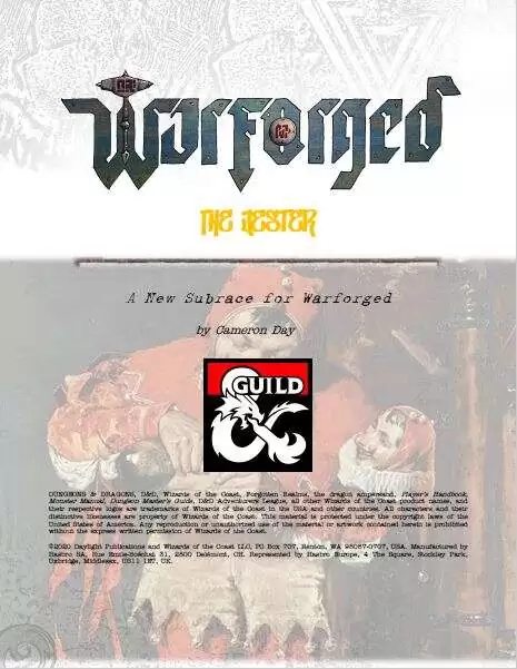 WARFORGED!: The Jester - A New Subrace for Warforged - Dungeon Masters ...