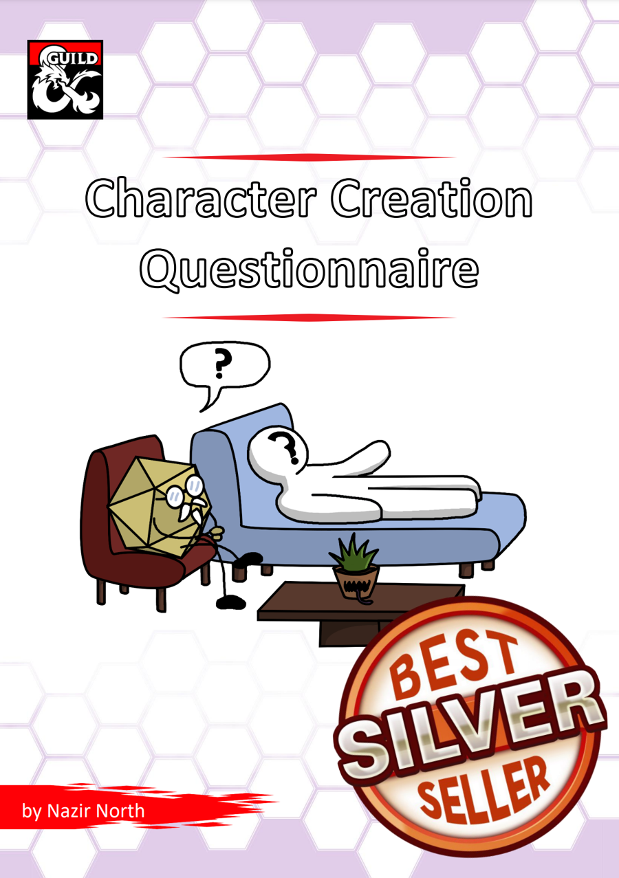 Character Creation Questionnaire - Dungeon Masters Guild | DriveThruRPG