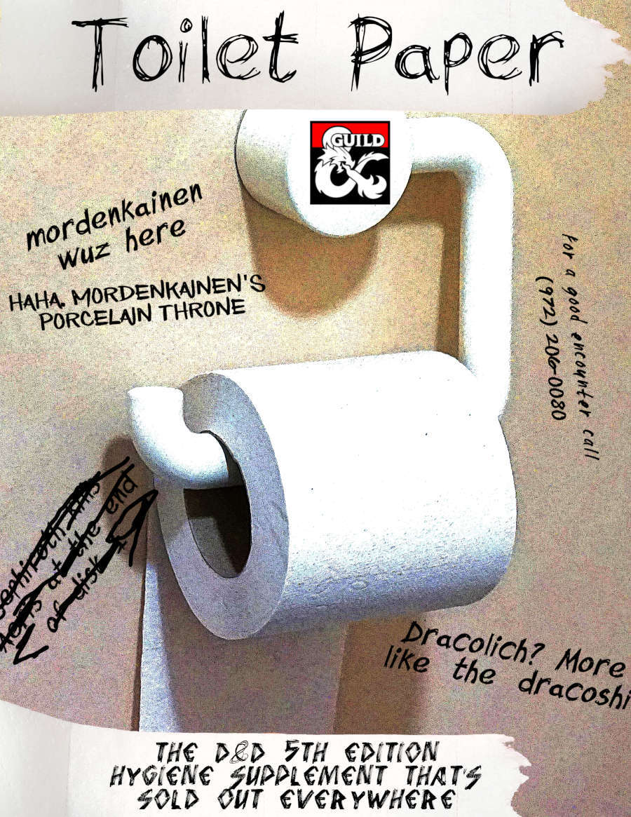 Toilet Paper - Dungeon Masters Guild | DriveThruRPG