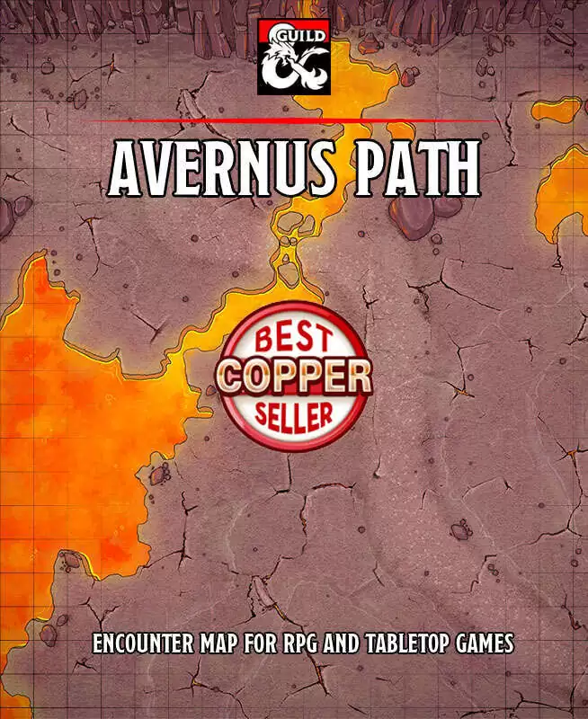 Avernus Path battlemap - Dungeon Masters Guild | DriveThruRPG