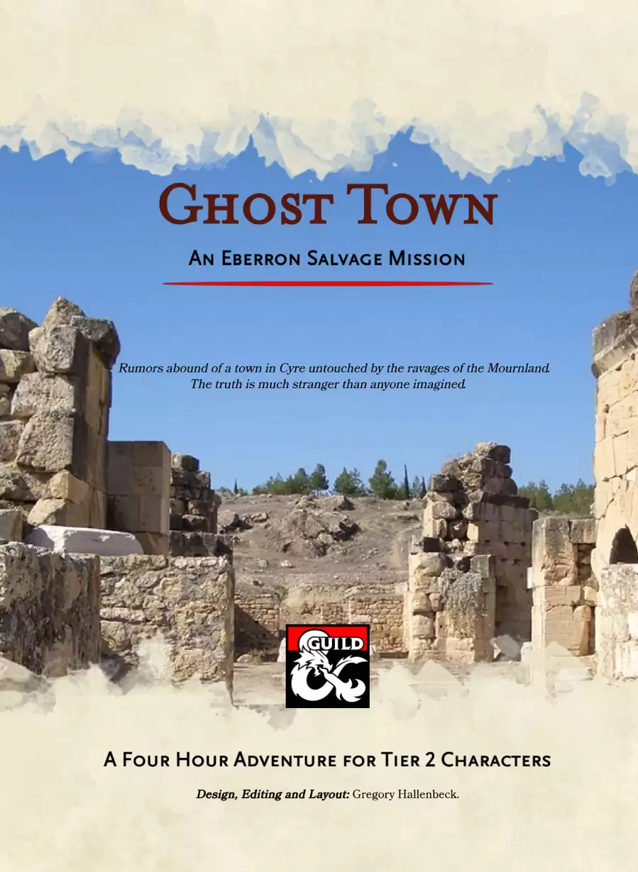 Ghost Town - Dungeon Masters Guild | DriveThruRPG