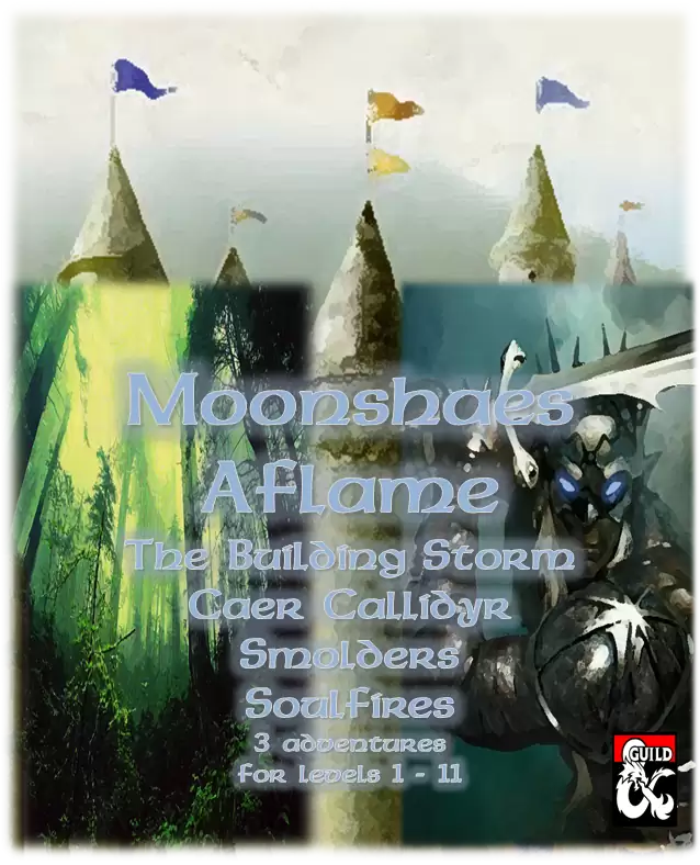 Moonshaes Aflame Bundle (1-3) [BUNDLE] - Dungeon Masters Guild | DriveThruRPG