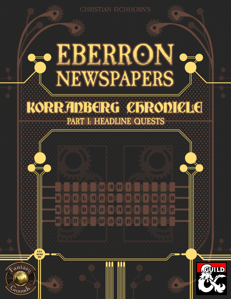Eberron Newspapers: Korranberg Chronicle | Part 1 - Quests (Fantasy ...