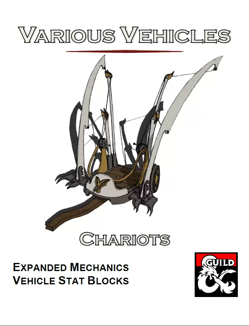 Various Vehicles: Chariots! - Dungeon Masters Guild | DriveThruRPG