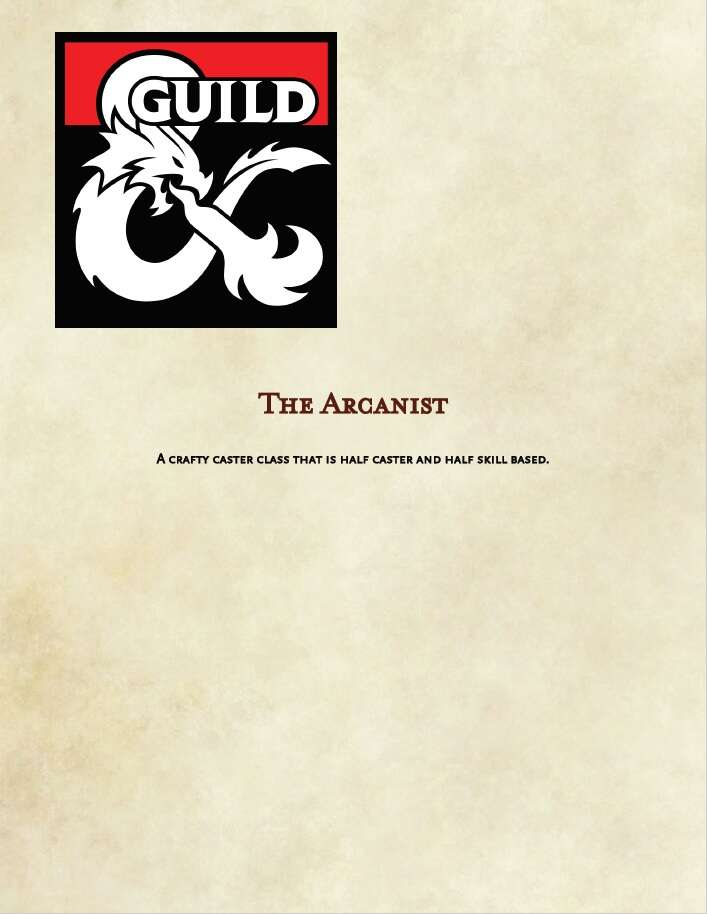 Arcanist Class - Dungeon Masters Guild | DriveThruRPG