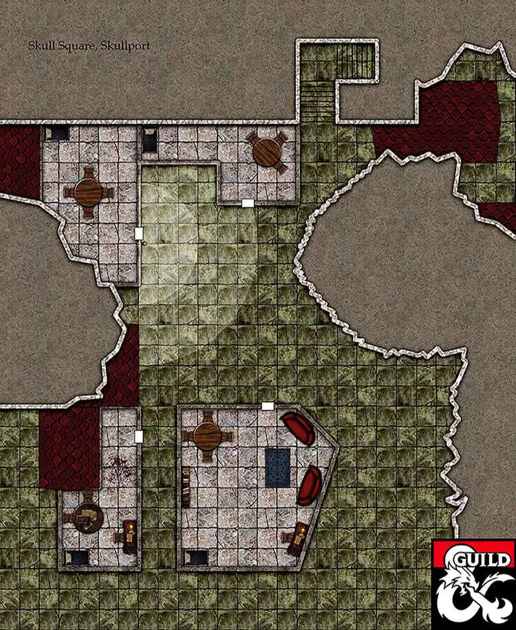 DDAL08-10 Skull Square Murders Map Pack - Dungeon Masters Guild | DriveThruRPG