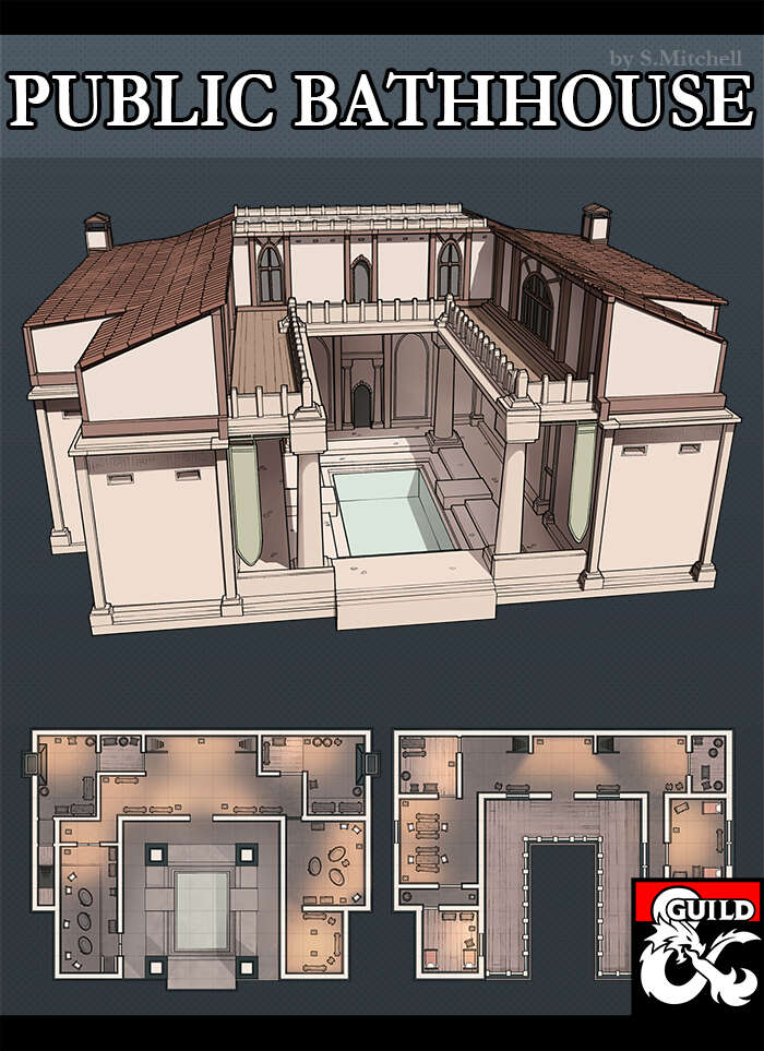 Public Bathhouse - Dungeon Masters Guild | DriveThruRPG