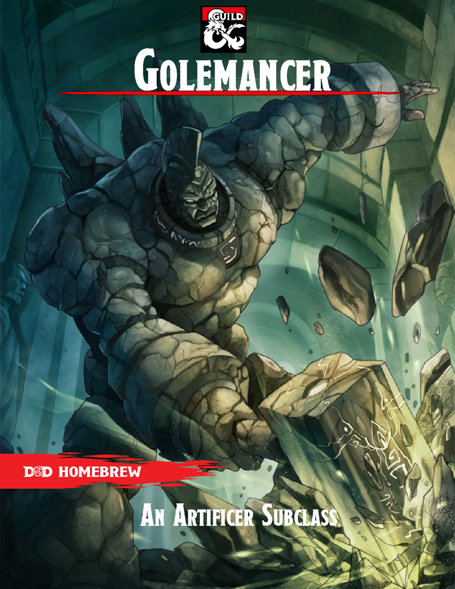 Revised Artificer Subclass - Golemancer - Dungeon Masters Guild | DriveThruRPG