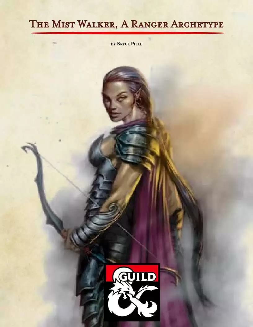 Mist Walker, a Ranger Archetype - Dungeon Masters Guild | DriveThruRPG